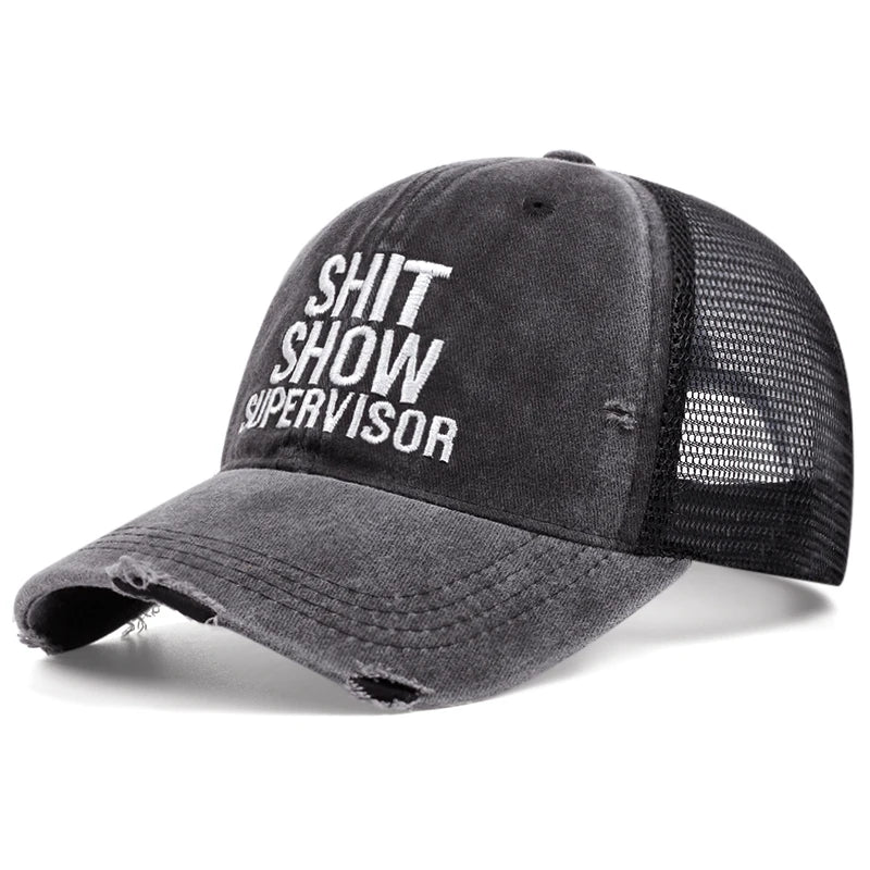 Sh!t Show Supervisor Hat – White Market