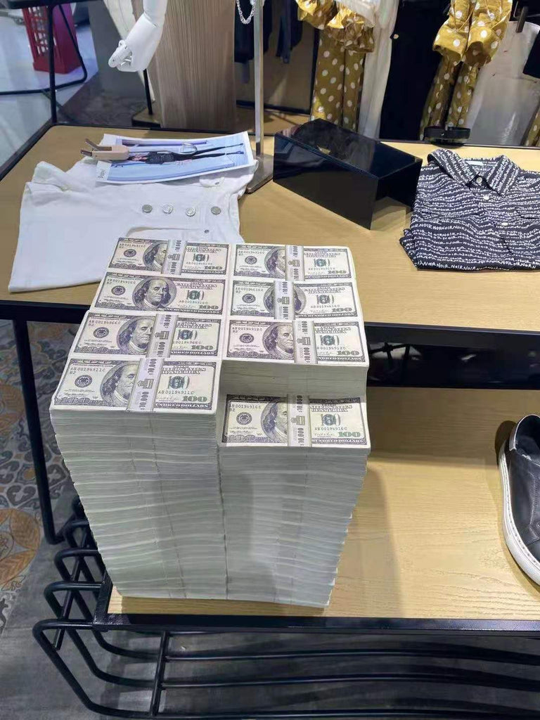 Money Table / Stool – White Market