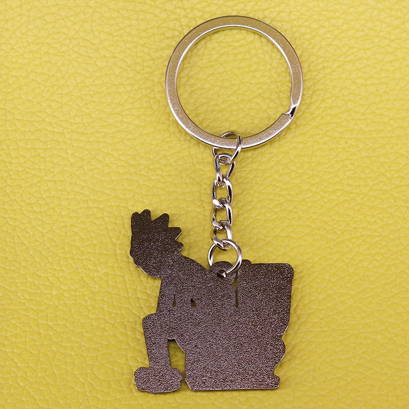 Rick Sitting On The Toilet Loneliness Keyring – White Market