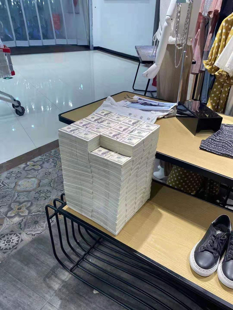 Money Table / Stool – White Market