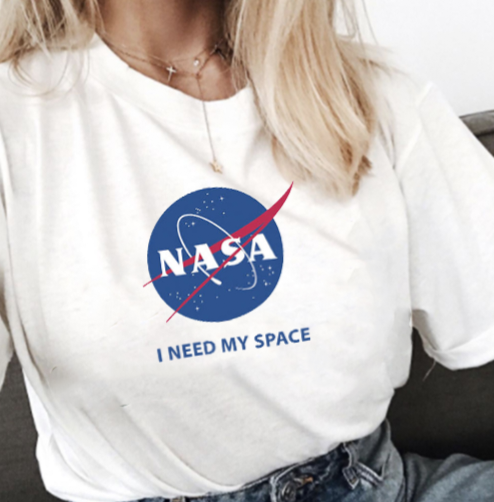 "I Need My Space Nasa" Tee – White Market