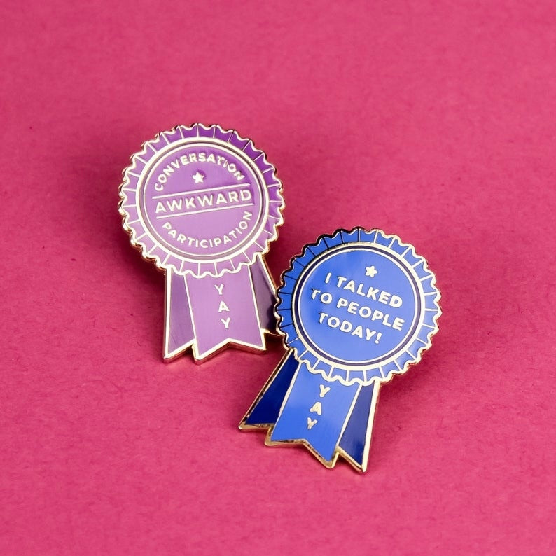 Awkward Awards Pin (2 pack) – White Market