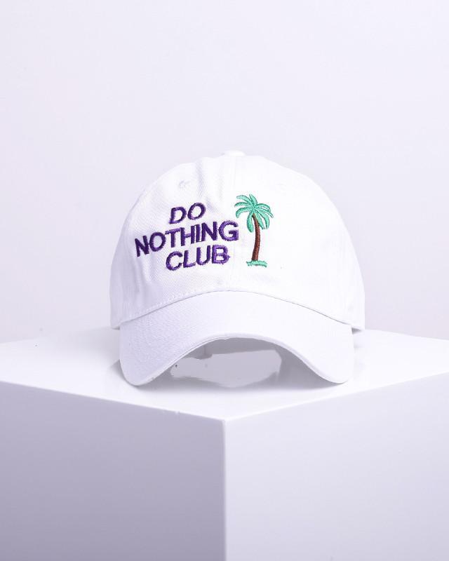 "Do Nothing Club" Cap – White Market