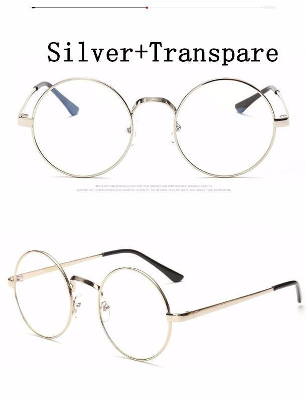 Round Clear Frames – White Market