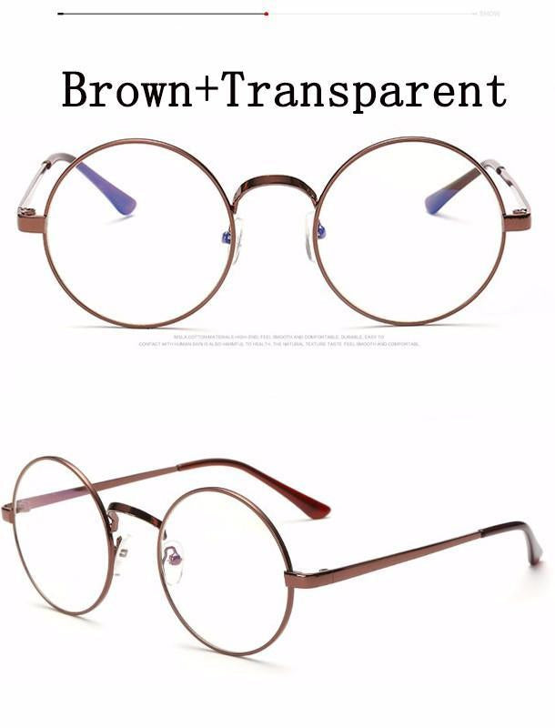 Round Clear Frames – White Market