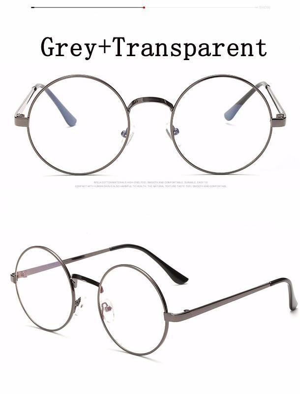 Round Clear Frames – White Market