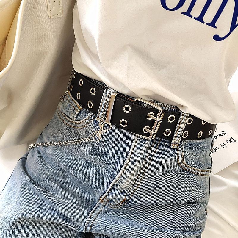 Double Trouble Harness Belt – White Market