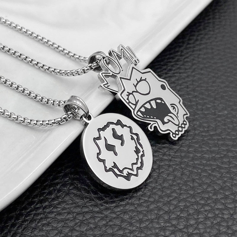 Lisa Simpson Lil Peep Necklace – White Market