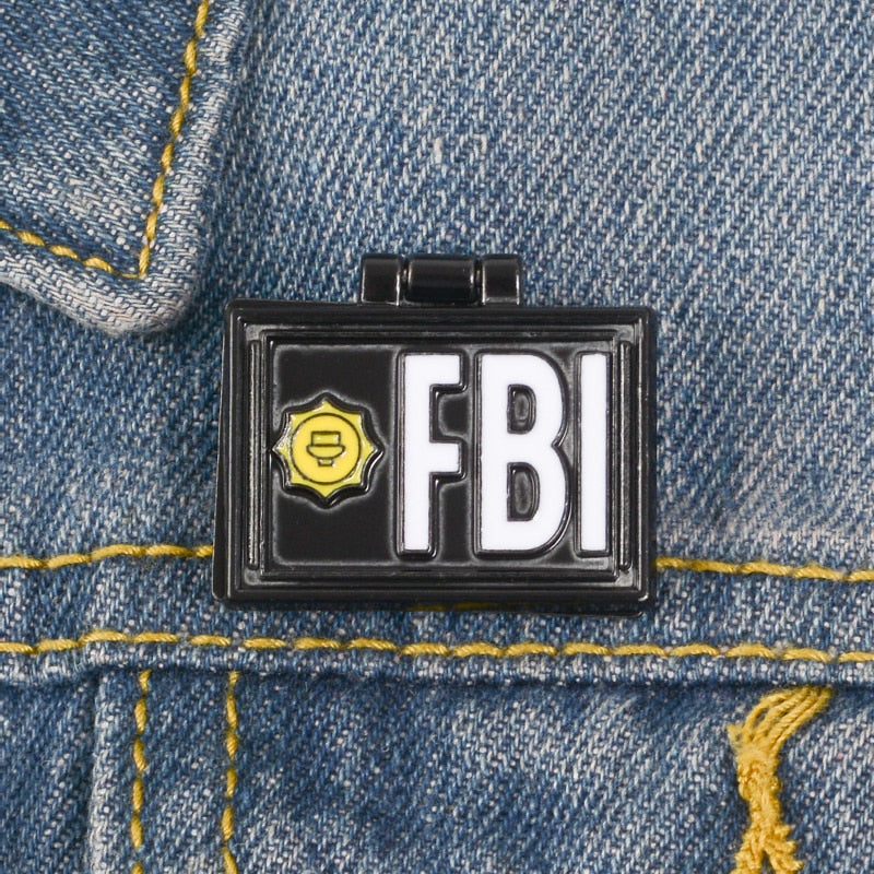 FBI Simpson Pin – White Market