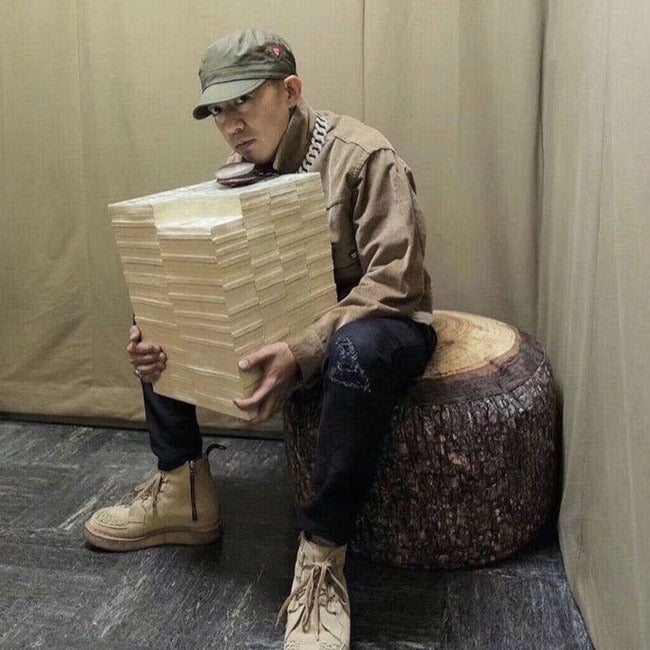 Money Table / Stool – White Market