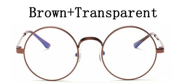 Round Clear Frames – White Market