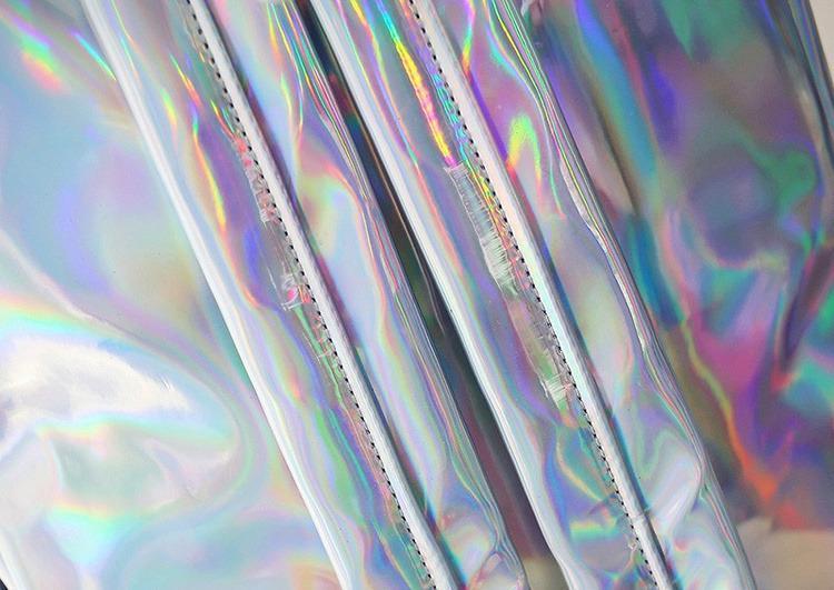 Iridescent "Cry Baby" Rainbow Backpack – White Market