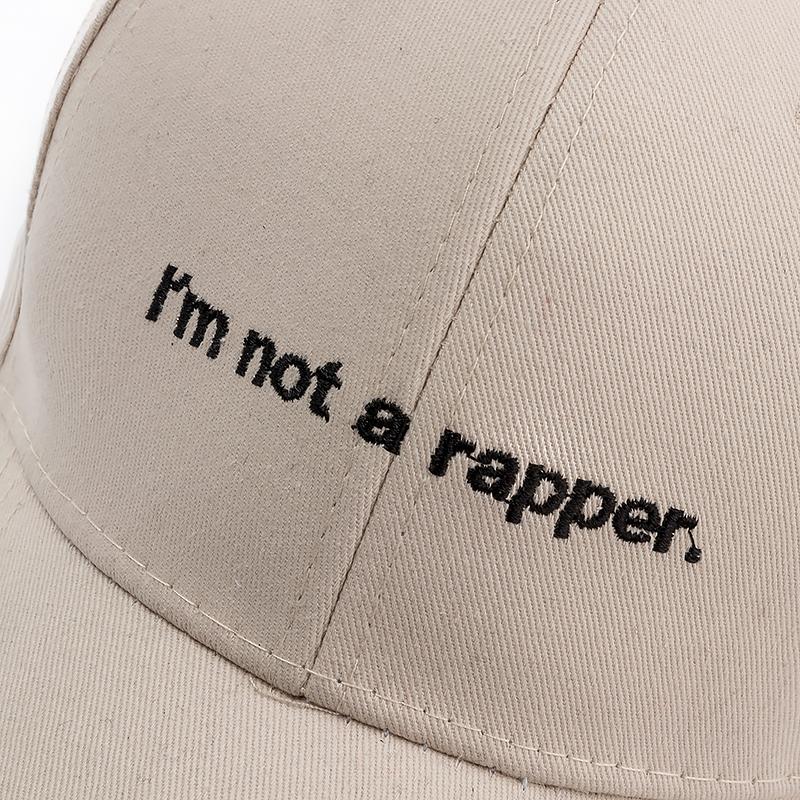 "I'm Not A Rapper" Cap – White Market
