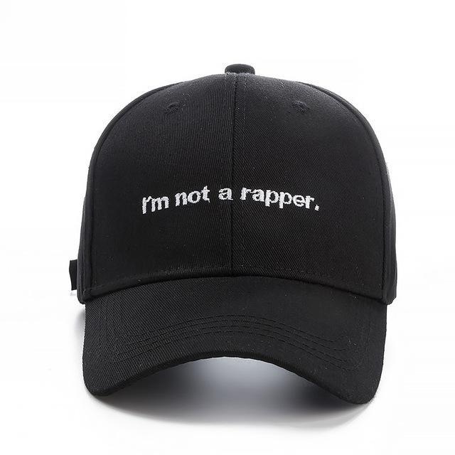 "I'm Not A Rapper" Cap – White Market