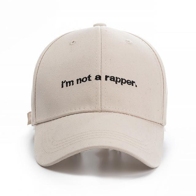 "I'm Not A Rapper" Cap – White Market